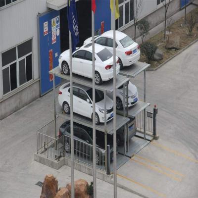 China Underground Pit Type Hydraulic Car Parking System For 2 Cars PJS for sale
