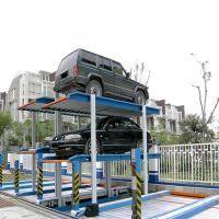 China PJS Pit Type Lift Parking System 3 Cars Inground Hydraulic for sale