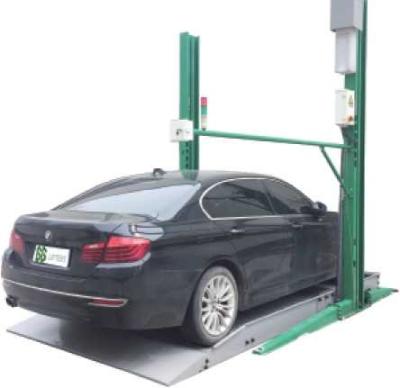China Portable Type Hydraulic Car Parking System Double Post Mini Garage For Sedan for sale