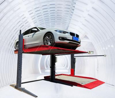 China Automatic Hydraulic Car Parking System Two Post Parking Lift 2700kg for sale