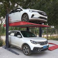 China Home Garage Auto Hydraulic Elevated Car Parking System 2 Post Energy Saving 2.2kW for sale