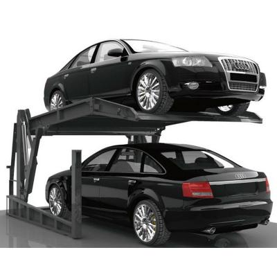 China 2000kg 2 Post Tilting Car Parking Lift For Low Ceiling Garage for sale