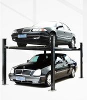 China Iso 4 Post Car Stacker Hydraulic Parking Lift Double Level for sale