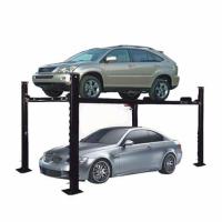 China Steel Rope 4 Post Hydraulic Car Parking System 2000kg for sale