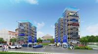 China 16 Space 2t Vertical Rotary Parking System Motor Chain Drive for sale