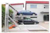 China PJS 2 Post Vehicle Lift Hydraulic Double Stacker Public Residential Parking Lot for sale