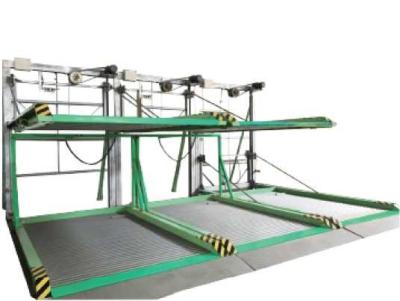 China PSH 2 Level Puzzle Car Parking System Back Cantilever Type Mechanical for sale