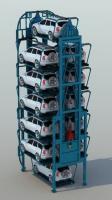 China Anti Fatigue 2000kg Pcx Vertical Rotary Parking System Automated for sale
