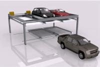 China Two Level Mechanical Automated Car Storage / Smart Puzzle Parking System 2.2kW for sale