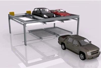 China Two Level Mechanical Automated Car Storage / Smart Puzzle Parking System 2.2kW for sale