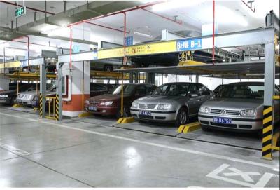 China 2 Floors Puzzle Parking Garage 8m/Min Underground Automated Parking Equipment for sale