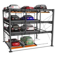 China Four Level Puzzle Parking Garage / Underground Automated Parking Equipment for sale