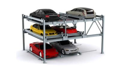 China PSH Steel Multi Layer Puzzle Parking System 3 - 6 Layers for sale