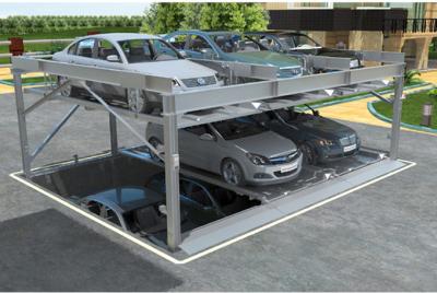 China Pit Type Multi Floor Mechanical Smart Puzzle Parking System Automated Car Storage for sale