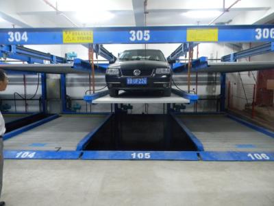 China Steel Pit Lift Sliding Puzzle Car Parking System PSH Type 4 - 6m/min for sale