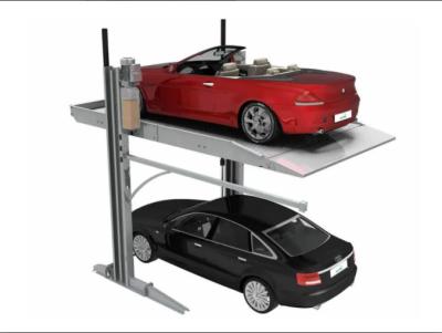 China Mini Two Post Commercial Parking Lifts Mechanical Parking System for sale