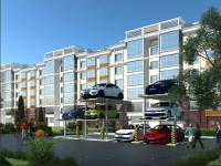 China Double Car Stacker Parking System Two Level Two Post Car Parking Lifts for sale