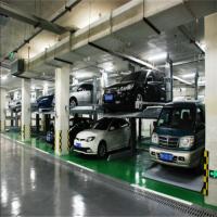 China Double Car Parking System Vertical Vehicles Storage 2 Level Parking Lift for sale