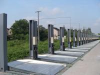 China Two Post Double Decker Parking System Vertical Vhicles Storage Lift for sale