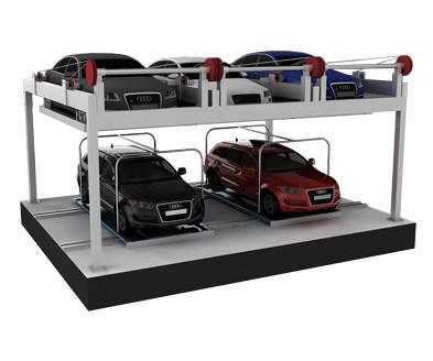 China Hydraulic Steel Puzzle Type Car Parking System IC card / Manual buttons Operation for sale