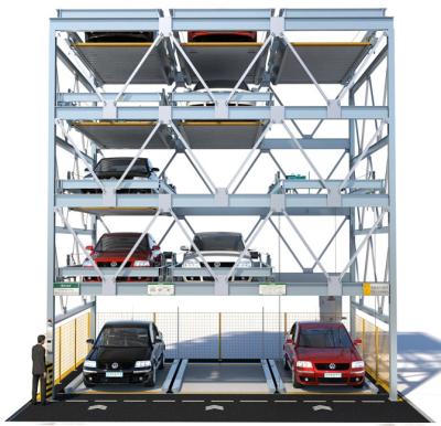 China Automated Mechanical Vehicle Puzzle Parking System Smart Car Sliding Lift System for sale