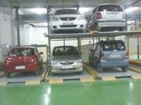 China Vertical Elevated Car Parking System With CE ISO9001 Certification And 50HZ Electricity for sale