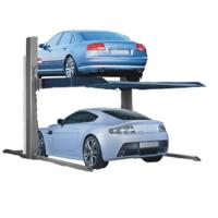 China Hydraulic Steel Double Decker Parking System For 2 Cars With 1 Year Warranty for sale