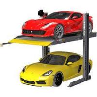 China Hydraulic Steel Double Decker Parking System For 2 Cars With 1 Year Warranty for sale
