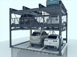 China 16 MPa Large Steel Puzzle Car Parking System Heavy Weight for sale