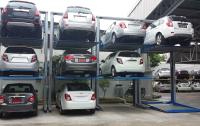 China Commercial Parking Lifts With 4kW Motor Emergency Stop Button for sale