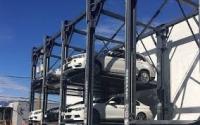 China 4kW Motor Mechanical Parking System With Emergency Stop Button And Safety Features for sale