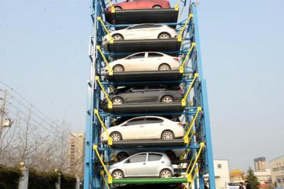 China CE ISO9001 Certified Hydraulic / Motor Chain Elevated Car Parking System For Multiple Cars for sale