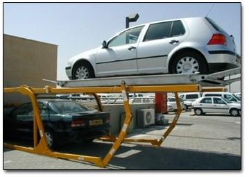 China Hydraulic Double Decker Parking System With 2000 - 3200kg Loading Capacity 2 Cars for sale