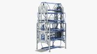 China High Durability 2000kg Vertical Rotary Parking System With 2 Years for sale
