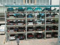 China Revolutionary Puzzle Car Parking System With Digital Button Swipe Operation Mode for sale