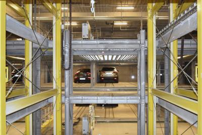 China 2.2kW Automated Car Parking System With Touch Screen And LED Guidance for sale