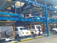 China Galvanized Wave Plate Puzzle Car Parking System Digital Button Swipe Operation Mode for sale