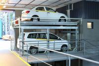 China Vertical Structure  Elevated Car Parking System With 2000kg Loading Capacity for sale