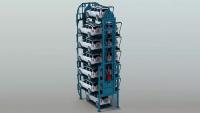 China Motor Chain Driven Vertical Rotary Parking System With 50HZ Electricity for sale