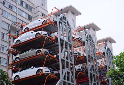 China High Durability Motor Chain Drive Vertical Rotary Parking System With 50HZ Electricity for sale