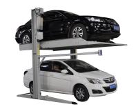 China Customizable Galvanized Wave Platform Double Decker Parking Lift For 2 Cars for sale