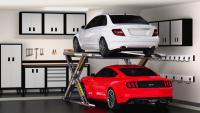 China Motor Drive Double Decker Car Parking System 1800mm 2100mm Lifting Height for sale