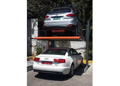 China 2.2kw Double Decker Parking System With Galvanized Wave Platform For Efficient Parking for sale