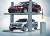 China Mini 2 Post Hydraulic Car Lift 2 Layers Stacked Parking Systems for sale