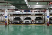 China Two Levels Double Decker Parking System 2000kg Hydraulic Car Lift For Garage for sale