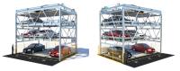 China Multilevel Sliding PSH4 Puzzle Car Parking System 4m/min Semi Automated for sale