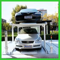 China Two Level Computerized Elevated Car Parking System With On Site Installation for sale