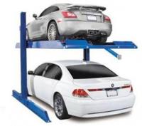 China 2.2kW Motor Power Two Post Parking Lift PLC Control For 2 To 4 Cars for sale