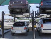 China Two Level Four Post Auto Lift Motor Drive Car Parking Equipment for sale