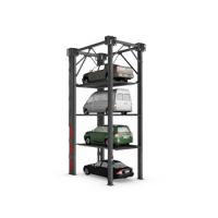 China Hydraulic Multilayer Parking System 4 Columns 4 Floors Elevator Car Lift for sale